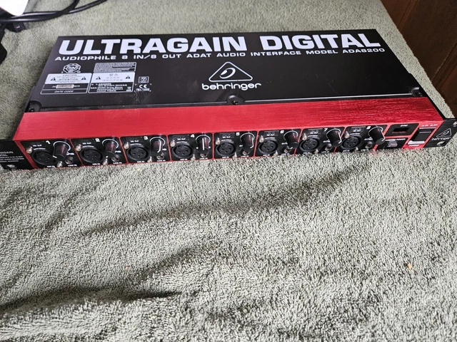 BEHRINGER ULTRAGAIN ADA8200 / ADA 8200 preamp ADAT audio £93.28 ...