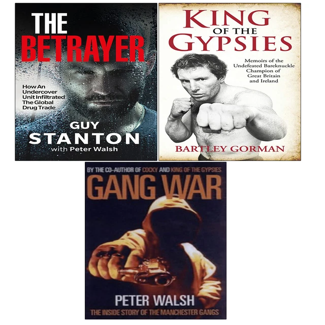 PETER WALSH COLLECTION 3 Books Set Gang War, King Of The Gypsies ...