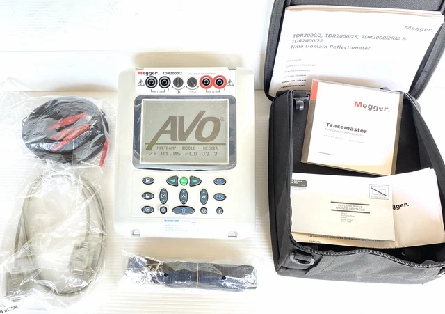 MEGGER TDR2000/2 TIME Domain Reflectometer 20km range *NEW* $2,300.00 ...