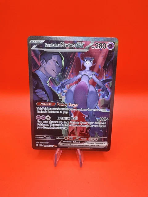 POKÉMON TCG TEAM Rocket's Mewtwo EX Destined Rivals 231/182 Mint £312. ...