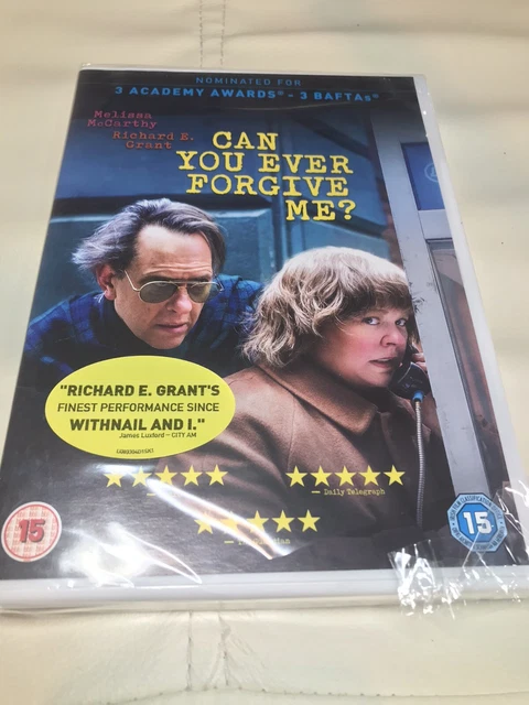 CAN YOU EVER Forgive Me DVD Melissa McCarthy 2018 True Life Forger ...