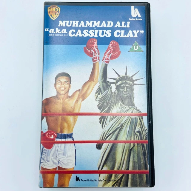 MUHAMMAD ALI &A.K.A Cassius Clay" VHS Tape Warner Bros Vintage Rare VHS ...
