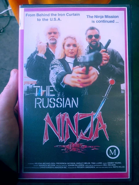 VHS RUSSIAN NINJA / Russian Terminator - RARE Trash Classic! Excellent ...
