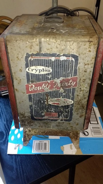 VINTAGE CRYPTON CAR BATTERY CHARGER 1960 very rare double thirty model ...