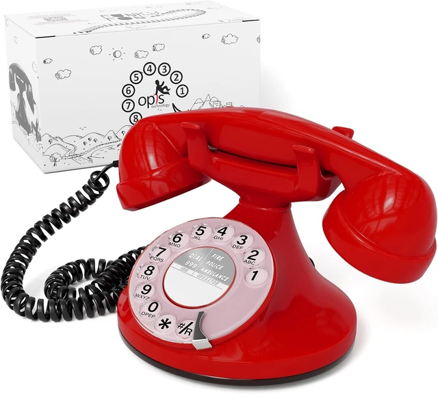 OPIS FUNKYFON CABLE: A Retro Home Phone, Vintage Landline Phone for ...