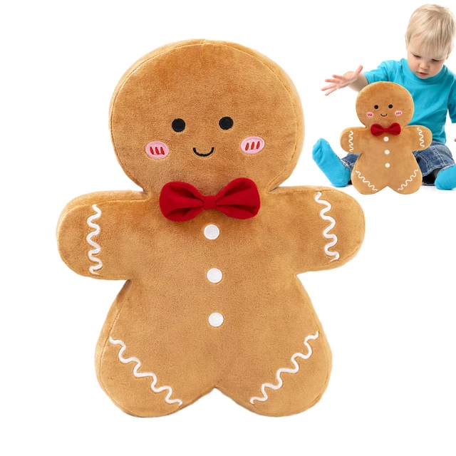 GINGERBREAD MAN PLUSH Toy Sleeping Cookies Cushion Pillow Stuffed Sofa ...