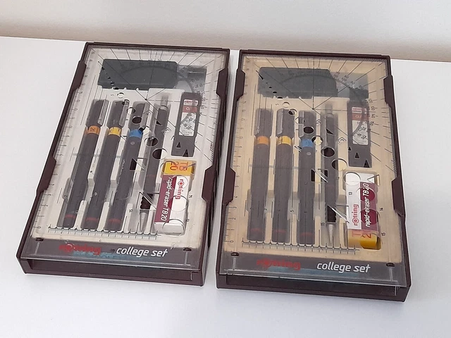 LOT ROTRING VINTAGE 2 boite coffret collège set complet EUR 35,00 ...