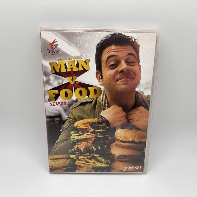 MAN V. FOOD Season 1 (2-Disc DVD Set) 2009 Travel Channel - Excellent ...