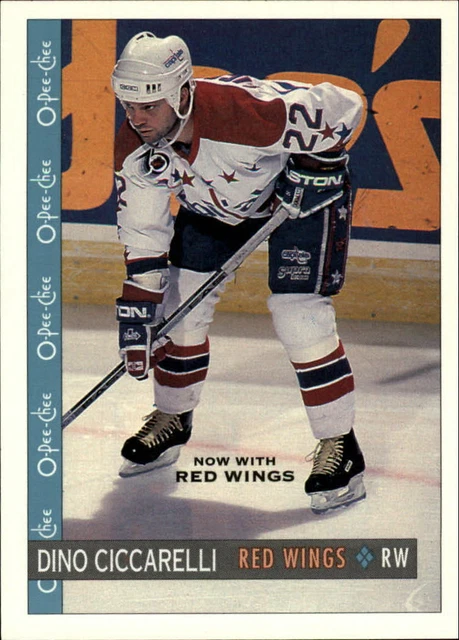 CARTE DE HOCKEY 1992-93 O-Pee-Chee Red Wings #249 Dino Ciccarelli EUR 1 ...