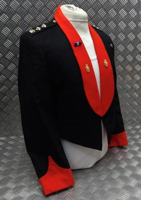 MESS DRESS JACKET With Assorted Insignia Present British Army Gieves ...