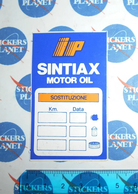 ADESIVO STICKER VINTAGE Autocollant Auto Moto Tuning Ip Tagliando ...