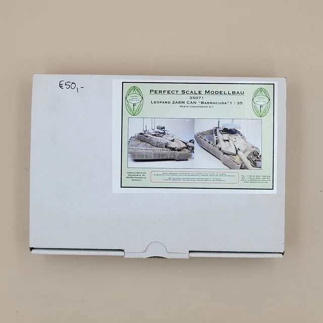 RESIN CONVERSION KIT Leopard 2A6M CAN Barracuda 1/35 Perfect Scale ...