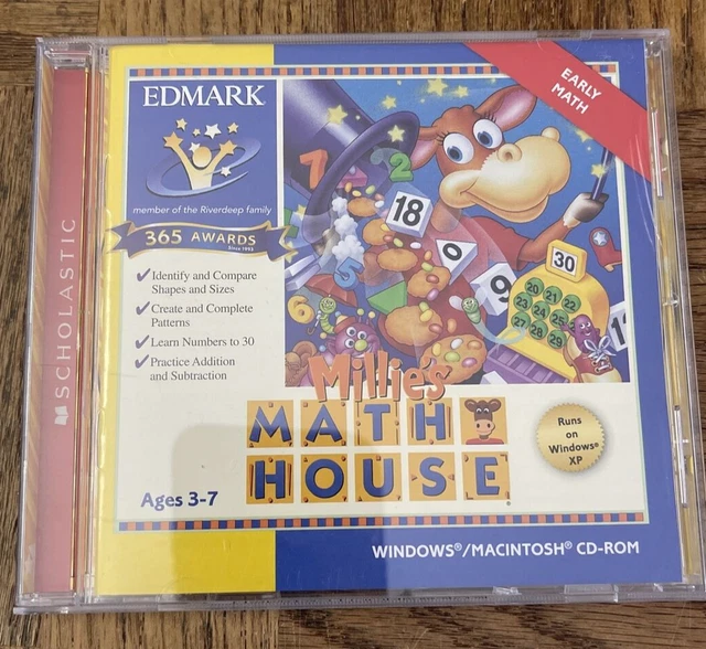 MILLIES MATH HOUSE PC CD Rom Game-Rare Vintage-SHIPS N 24 HOURS $79.88 ...