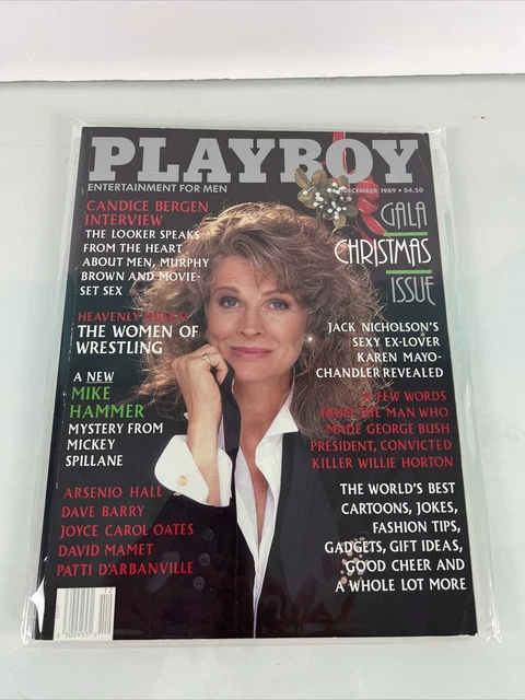 PLAYBOY MAGAZINE DECEMBER 1989 Playmate Petra Verkaik Actress Karen ...