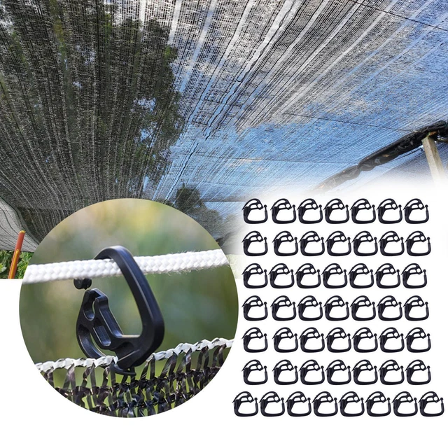 50X SHADE NET Hook Clip Shading Net Fixed Clips for Boat Cover Sun ...