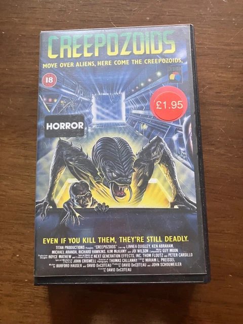 CREEPOZOIDS - COLOURBOX - Big Box VHS - Ex Rental £7.99 - PicClick UK