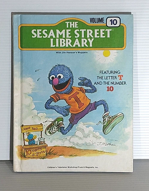 THE SESAME STREET Library Volume 10 Good Condition Hardcover 1978 Free ...
