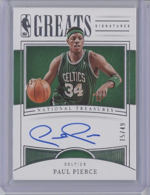 PAUL PIERCE 2022-23 Trésors Nationaux #Ngs-Ppc Nba Greats Auto 15/49 Celtics EUR 16,80 - PicClick FR
