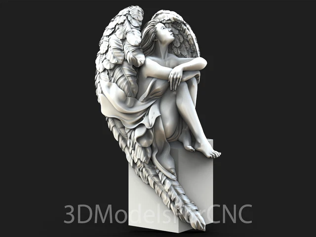 3d Model Stl File For Cnc Router Laser And 3d Printer Tiger In Stone £2