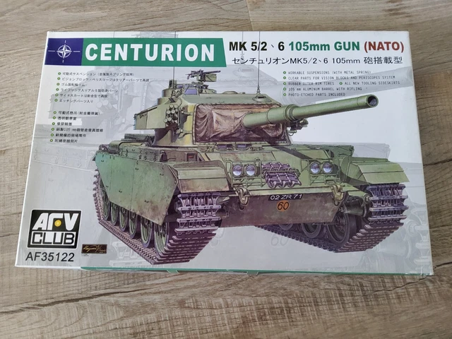 AFV CLUB 1/35 Scale Kit#AF35122 British CENTURION MK.5/2 6 105mm Gun ...