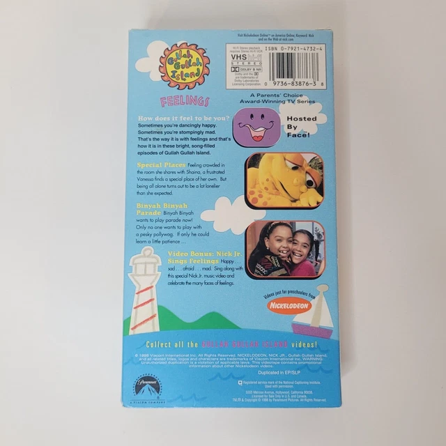 NICK JR. GULLAH Gullah Island FEELINGS (VHS, 1998) Promo Screener ...
