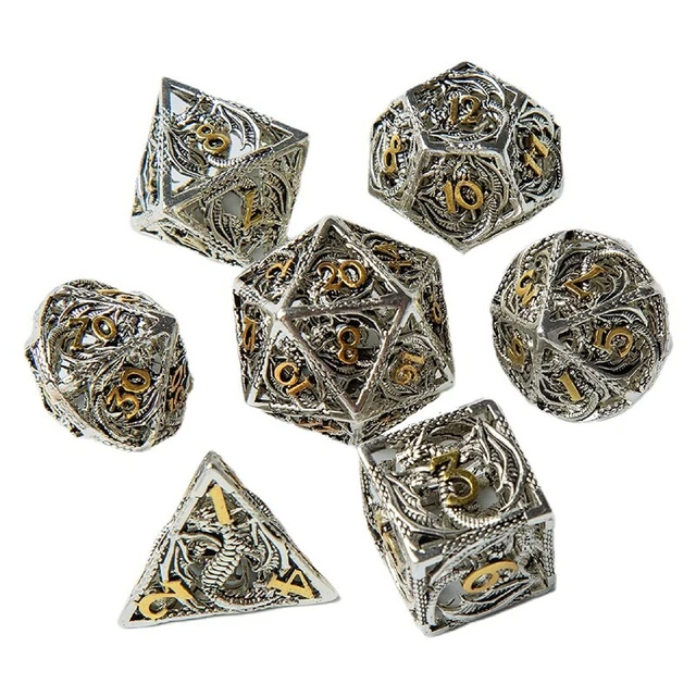 SET METAL DND Set Hollow Metal DND Set Small Polyhedral for N6 EUR 20 ...