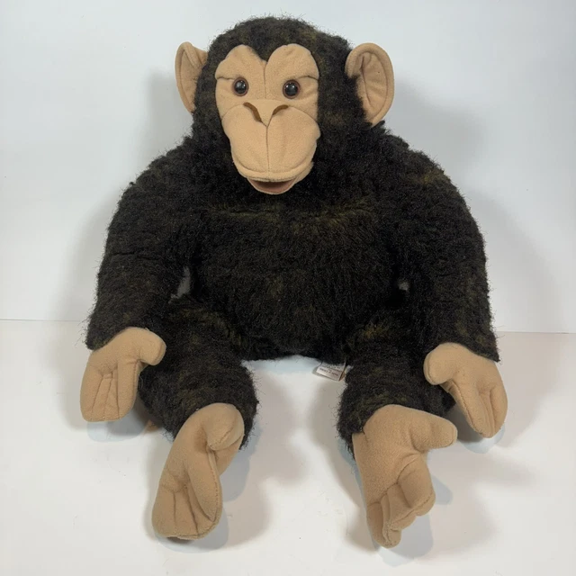 FOLKMANIS CHIMPANZEE FULL Body Hand Puppet 21" Folktails Realistic Ape ...