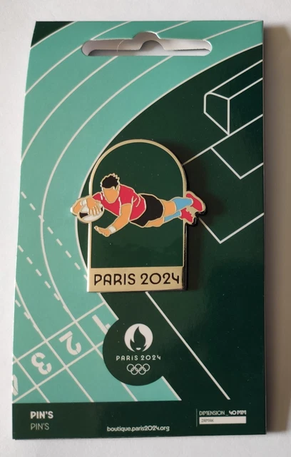 RARE PINS PIN'S .. Olympique Olympic France Paris 2024 Team Rugby ~23 ...