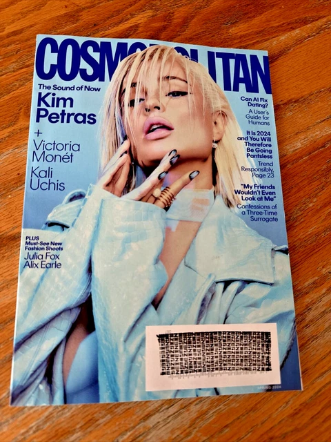 COSMOPOLITAN MAGAZINE SPRING 2024 Issue KIM PETRAS COSMO Never Read £8.50 - PicClick UK