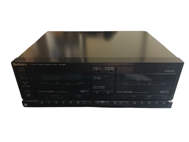 TECHNICS RS-X888 DOUBLE Cassette Deck Hi-Fi Stereo Tape Player Recorder ...