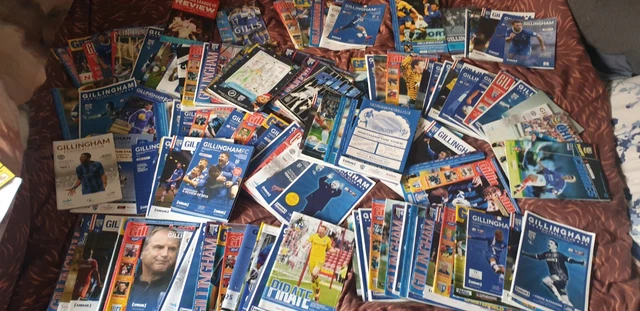 JOBLOT OF GILLINGHAM Football Programmes 90s 00s 10s Over 150 £0.01 ...