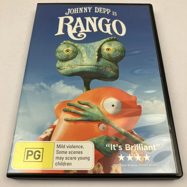 JOHNNY DEPP RANGO (DVD, 2011) Deleted scenes+Never before-seen ending ...