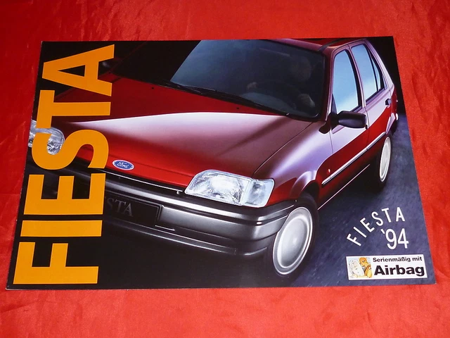 FORD FIESTA TYP GFJ Fun Family Calypso Futura Prospekt Brochure ...