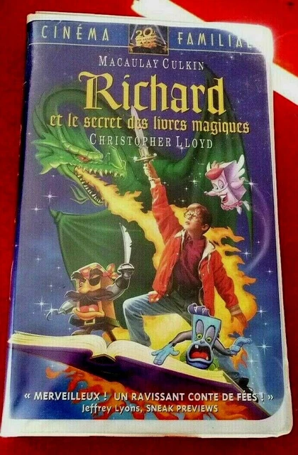 *VHS FRENCH MOVIE Richard et le Secret des Livres Magiques (Au Pays) (2 ...