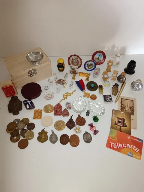 LOT DE PETITS objets de brocante EUR 10,00 - PicClick FR