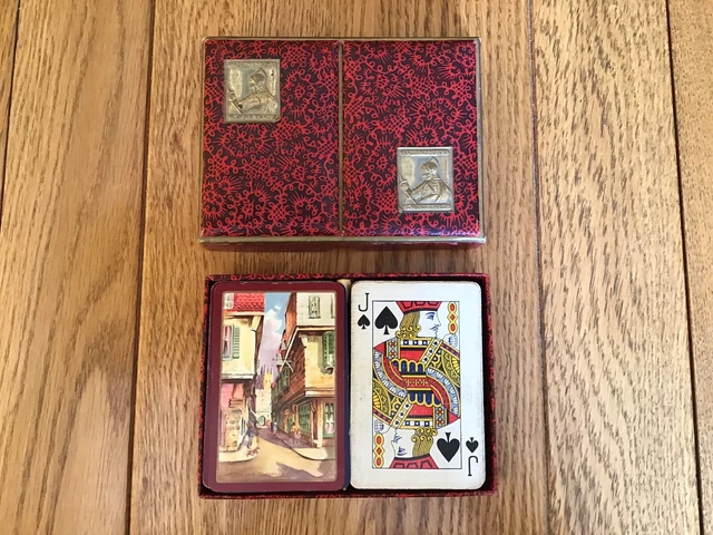 VINTAGE TWIN PACKS Of Waddingtons Playing Cards In Crafted Waddingtons ...