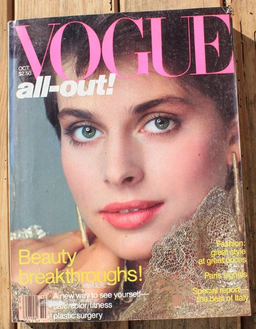 VOGUE MAGAZINE OCTOBER 1981 Nastassja Kinski.. best of Italy excellent ...