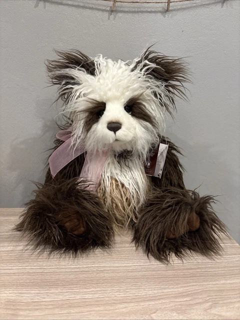 CHARLIE BEAR ZANE - Retired panda teddy bear with tags £68.30 - PicClick UK