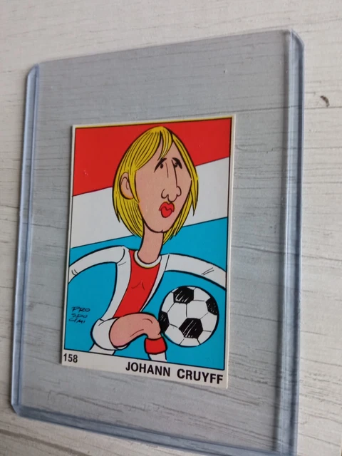1973 JOHAN CRUIJFF Cruyff Rare Card/Figurina Panini OK Vip Ajax ...