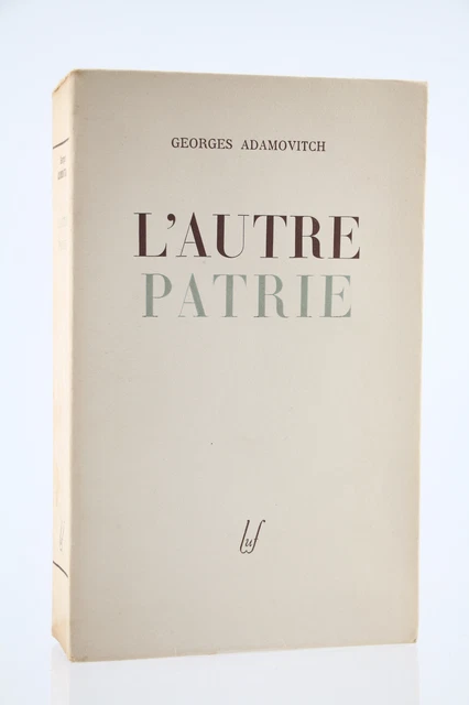 ADAMOVITCH L' PATRIE EDITION ORIGINALE Tirage de tête 1947 EUR 110,00 ...