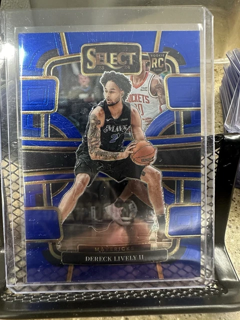 2023-24 PANINI SELECT Derek Lively II Concourse Base Bleue RC Mavericks ...