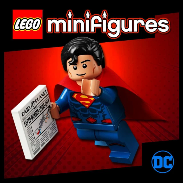LEGO MINIFIGURES #71026-7 - DC Comics Super Heroes - SUPERMAN - 100% ...