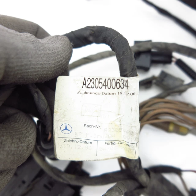 WIRING HARNESS WIRING harness lead set engine bay Mercedes SL R230 ...