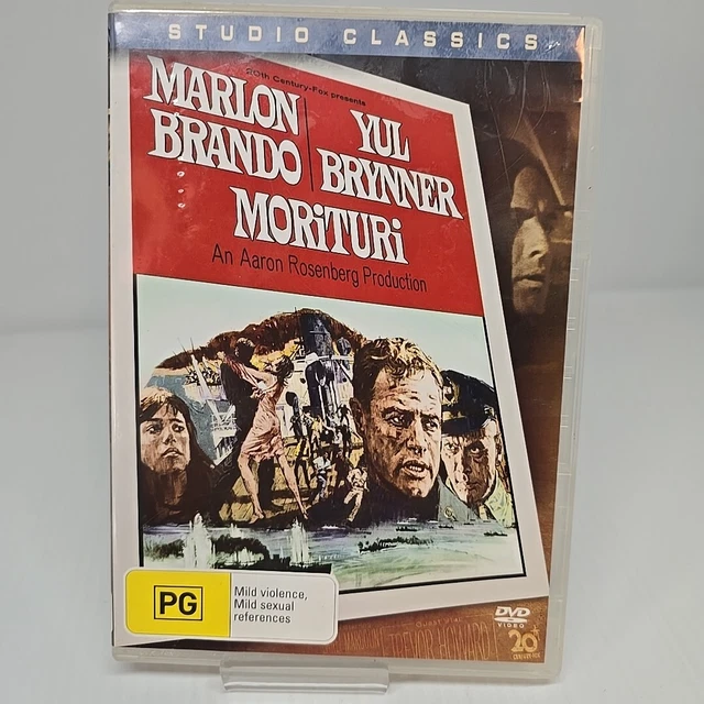 MORITURI DVD CLASSIC Western Marlon Brando Yul Brynner $10.00 - PicClick AU