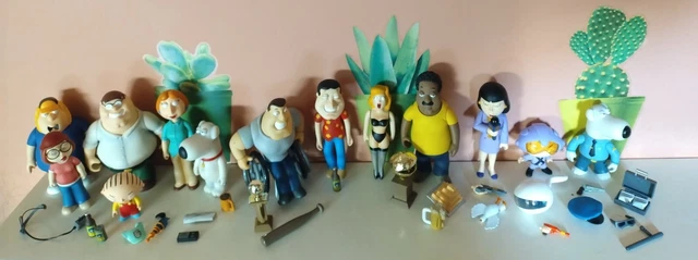 MEZCO FAMILY GUY Peter Lois Stewie Brian Meg Chris Quagmire Joe ...