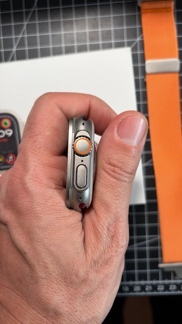 APPLE WATCH ULTRA 2 49 mm Cassa in Titanio con Cinturino Ocean - Blu ...