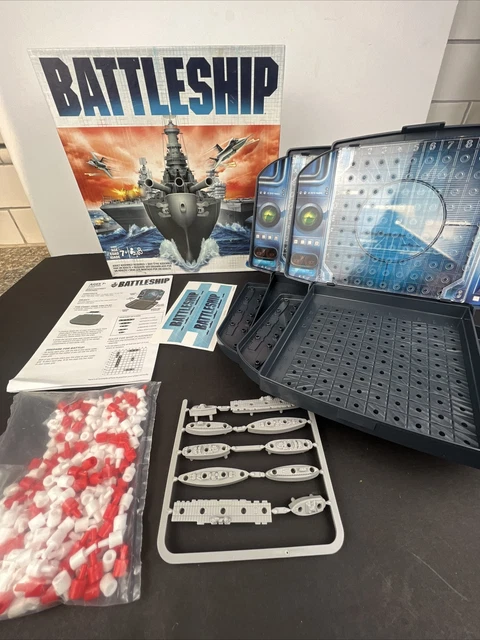 BATTLESHIP CLASSIC BOARD Game Strategy Game Ages 7 and Up For 2 Players ...