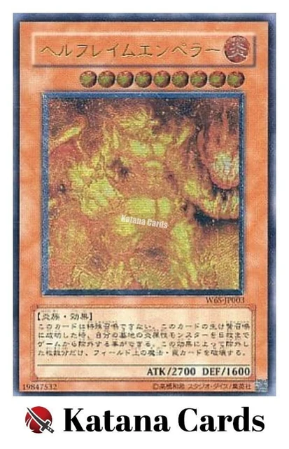 CARTE YU-GI-OH | Empereur de la Flamme Infernale Ultimate Rare | W6S-JP003... EUR 71,56 ...