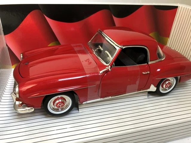 1:18 1/18 VOITURE Mercedes Bens 19 SL 1955 AMERICAN MUSCLE + boite ATENTION LIRE EUR 19,90 ...