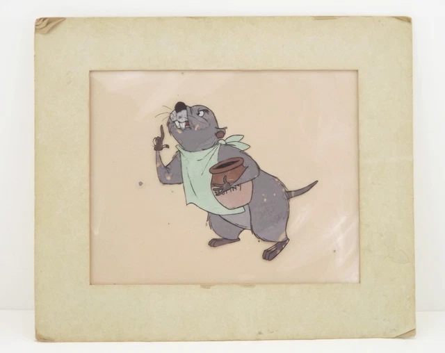 VTG WINNIE THE Pooh Walt Disney Original Production Celluloid Gopher ...